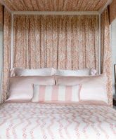 Printed Design Rattan Pink | Pink silk bedding | Gingerily – Gingerlily ...