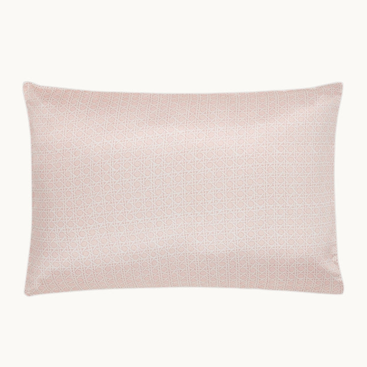 Printed Design Rattan Pink | Pink silk bedding | Gingerily – Gingerlily ...
