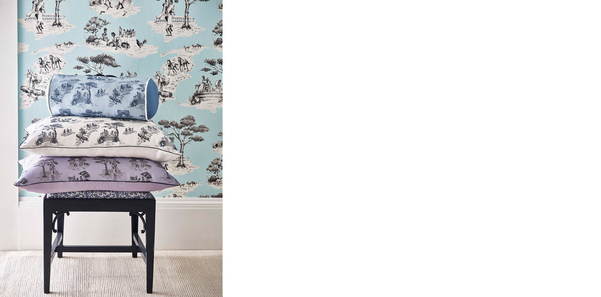 Harlem Toile Lilac Pillowcase – Gingerlily London